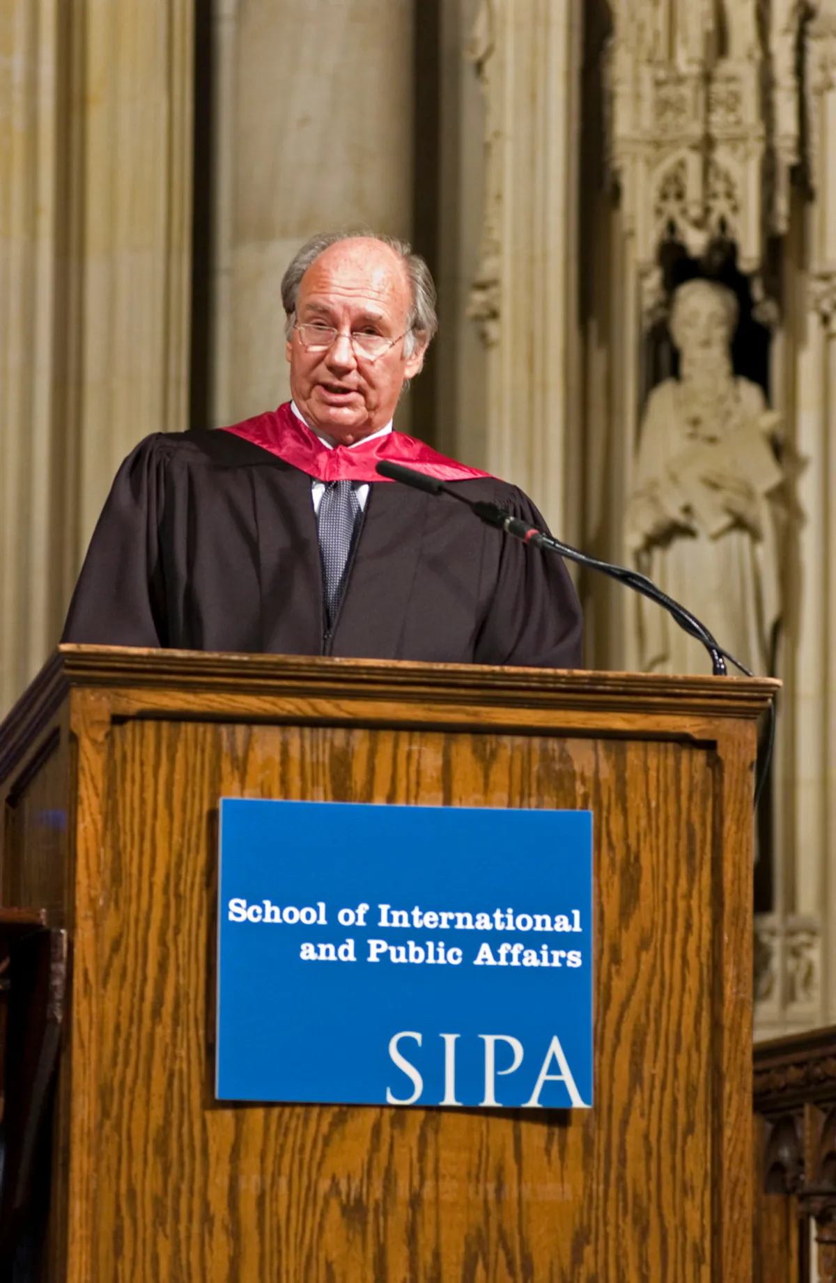 Graduation ceremony at the School of International and Public Affairs, USA