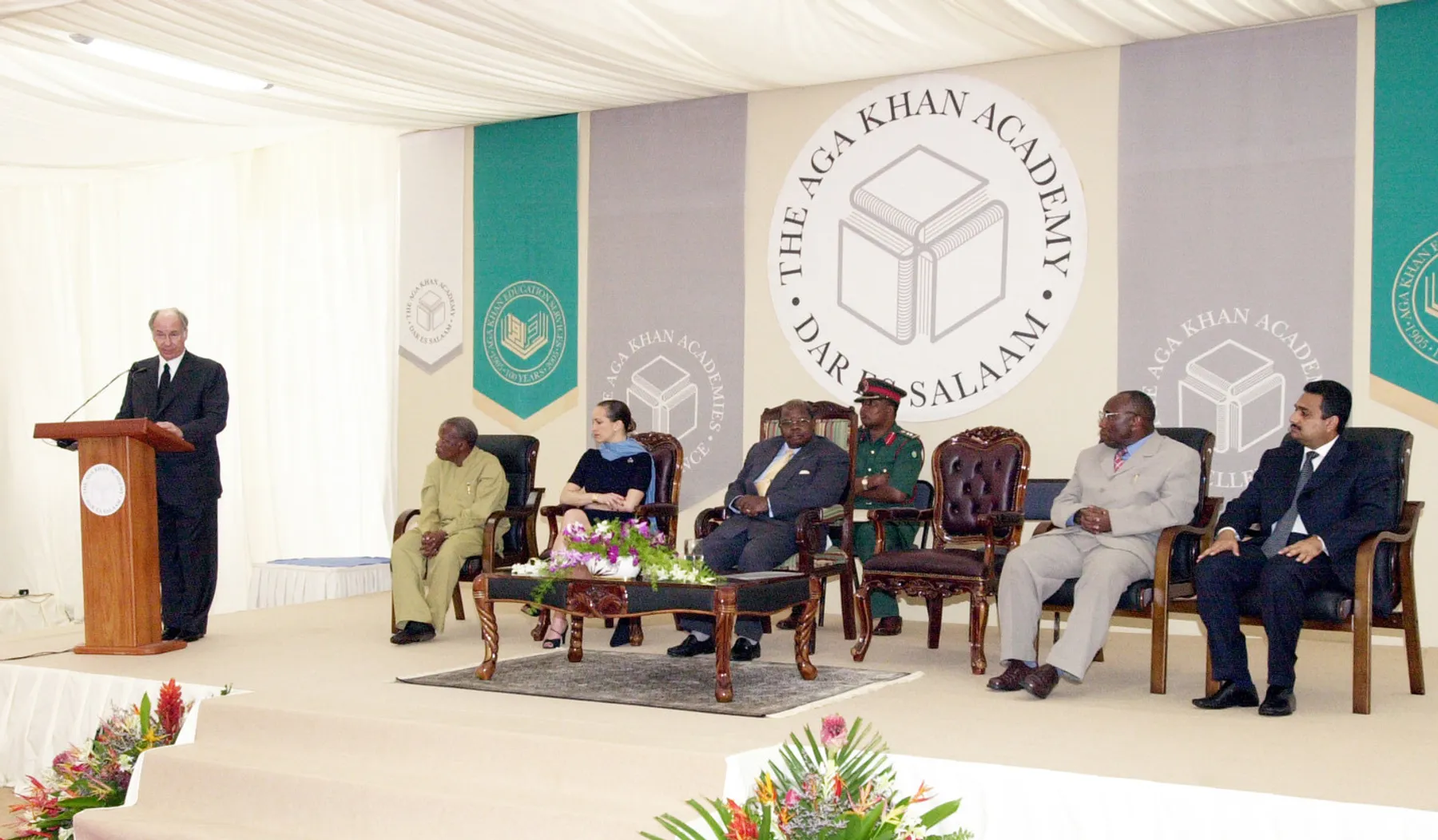 Foundation stone-laying ceremony for an international academic centre ...