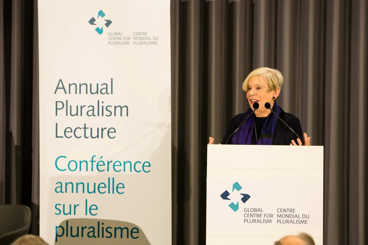 Karen Armstrong delivers the Global Centre for Pluralism Annual Lecture ...