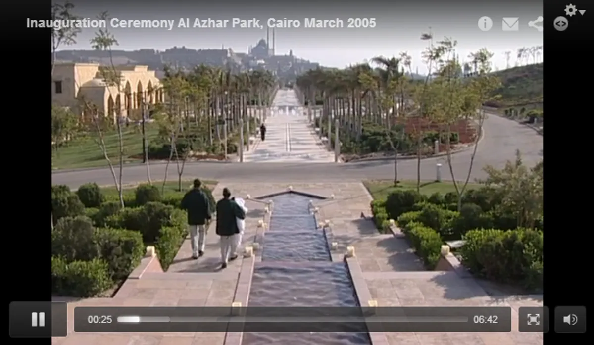 Cairo's Al-Azhar park inaugurated - AKDN