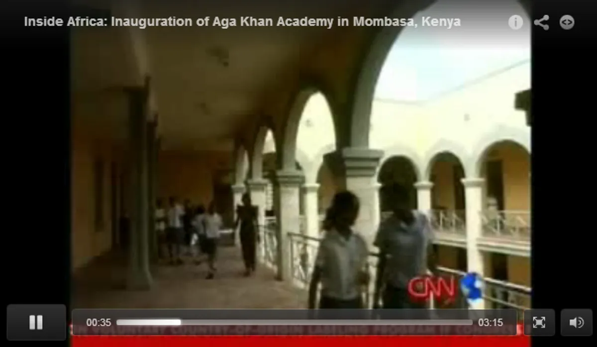 Inside Africa: Inauguration of Aga Khan Academy in Mombasa, Kenya