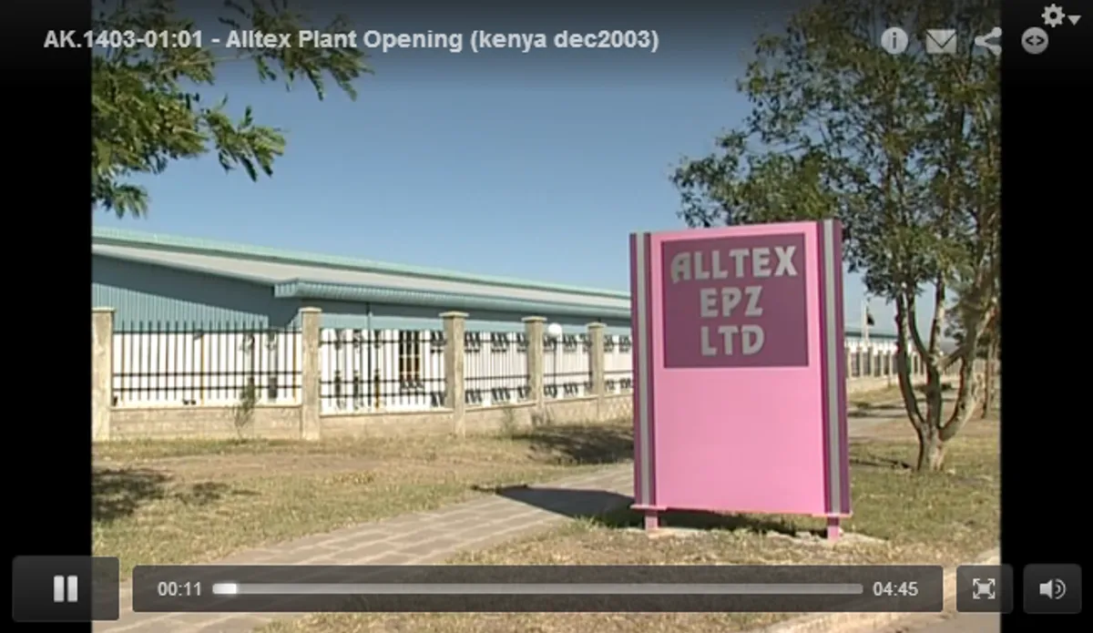 Opening of the Alltex apparel plant in Kenya - AKDN