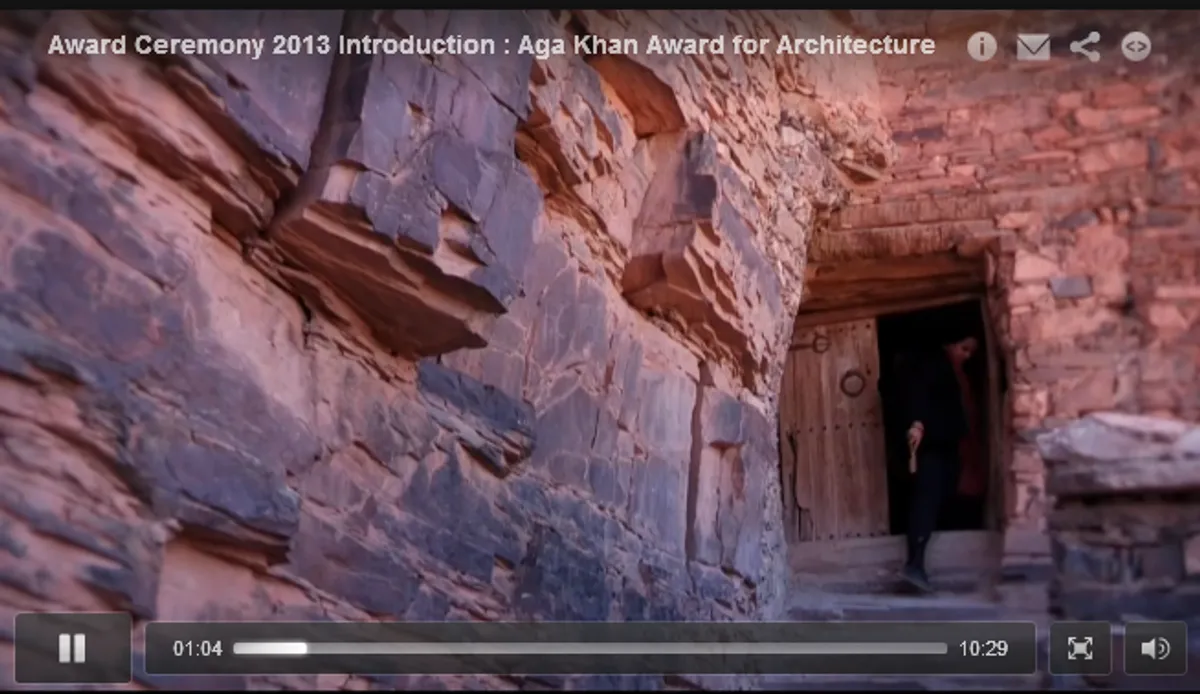 2013 Award ceremony introduction - AKDN