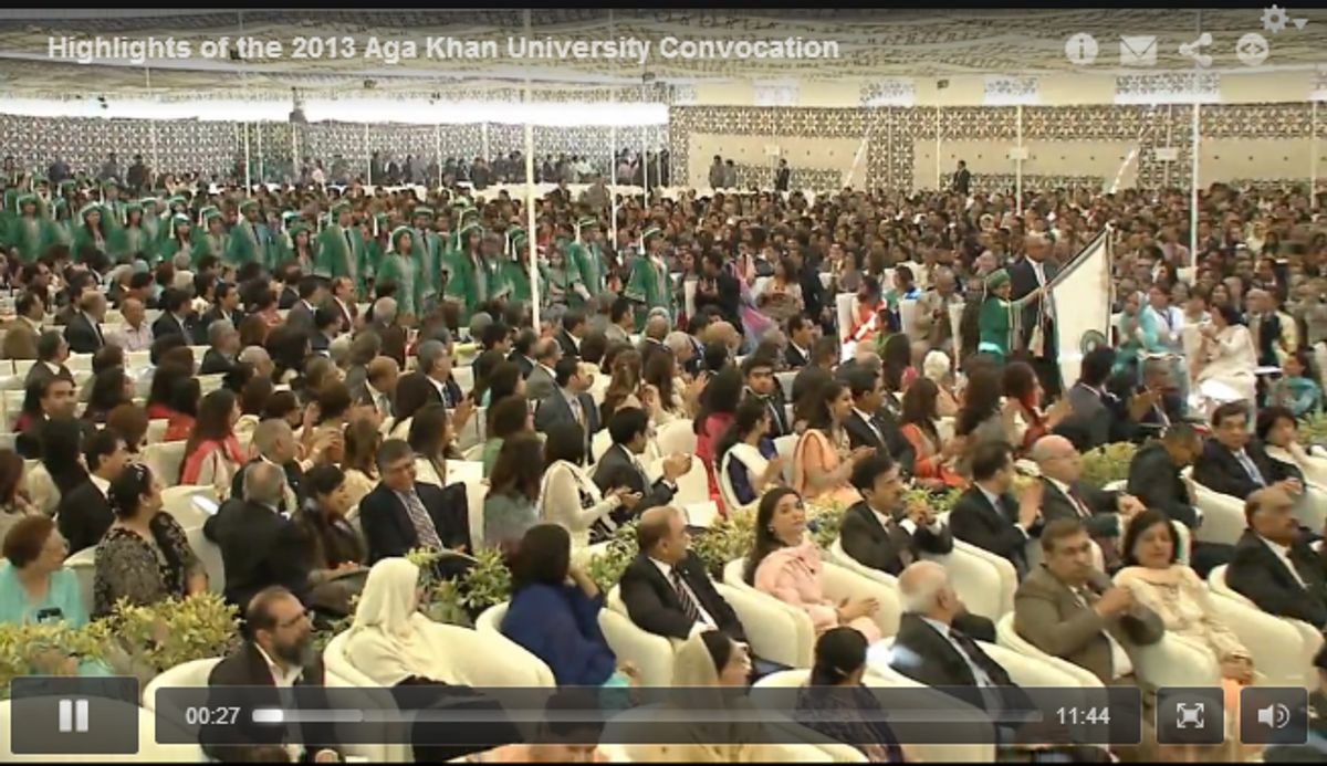 Video: Highlights of the 2013 Aga Khan University Convocation