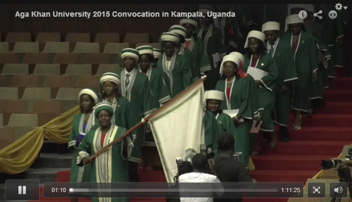 Aga Khan University 2015 Convocation in Kampala, Uganda