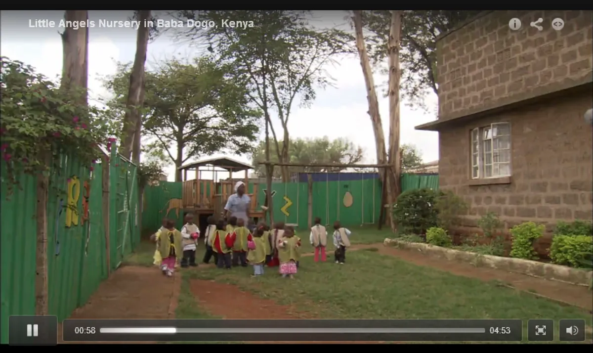 Little angels nursery in Baba Dogo, Kenya - AKDN