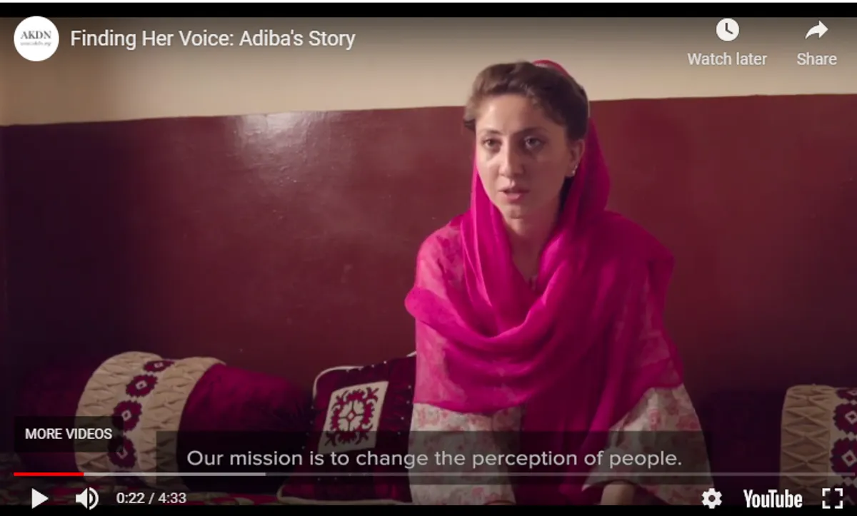 Finding her voice: Adiba's story - AKDN