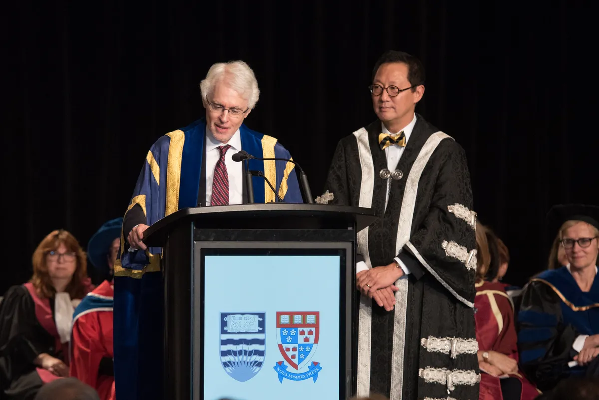 Citation for His Highness the Aga Khan by Professor Andrew Petter, President and Vice-Chancellor ...