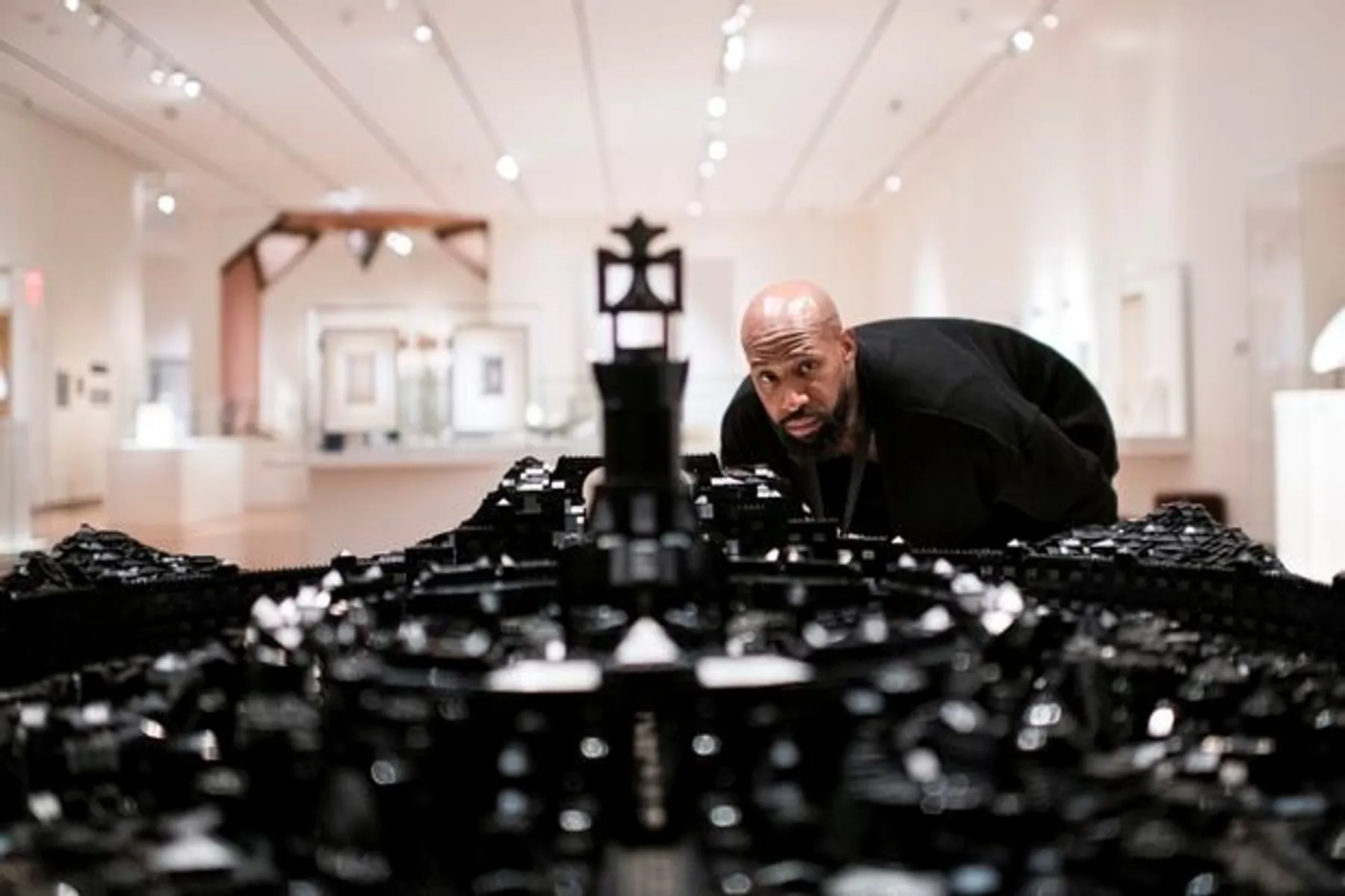 Artist Ekow Nimako explores African mythology, Lego brick by Lego brick