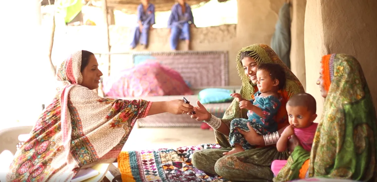 Boosting vaccine coverage through customised mobile messages