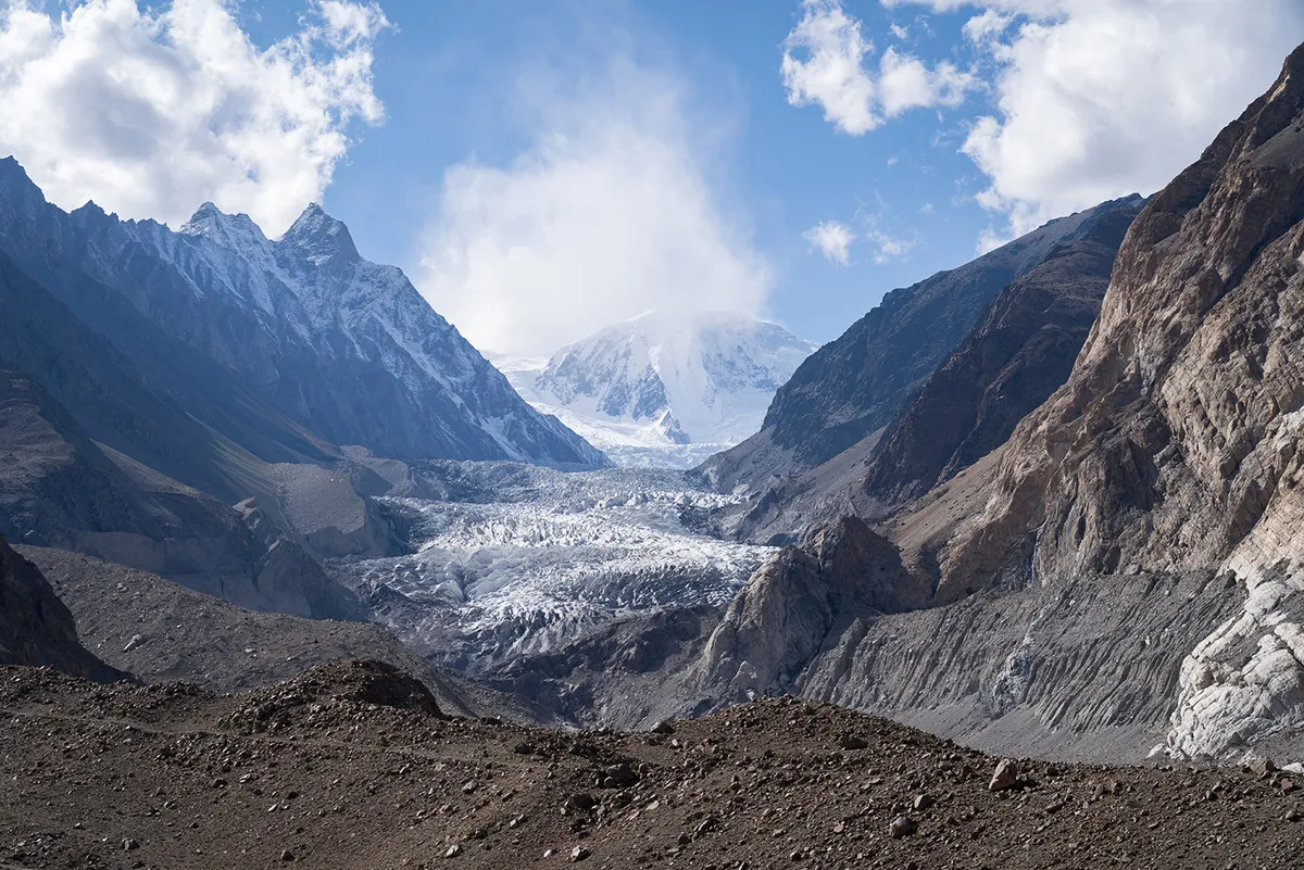 Emergency response volunteers rescue a trekker trapped on Pakistan’s ...