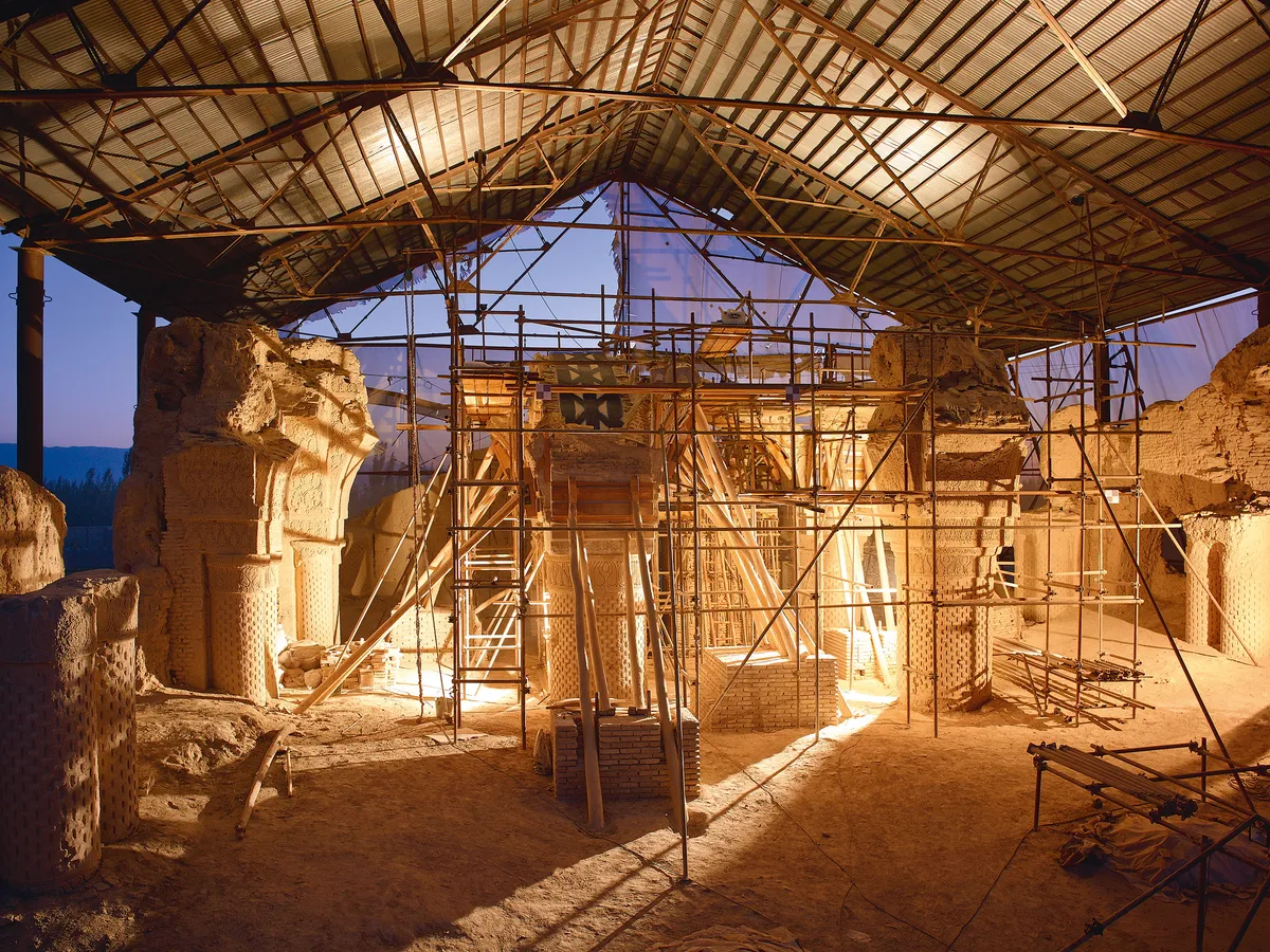 The nine domes of the Universe: Noh Gunbad Mosque, Balkh, Afghanistan