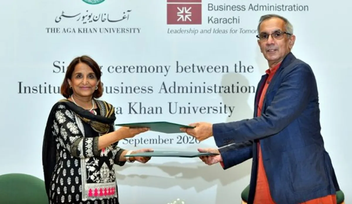 IBA Karachi and Aga Khan University sign MoU for collaborative research