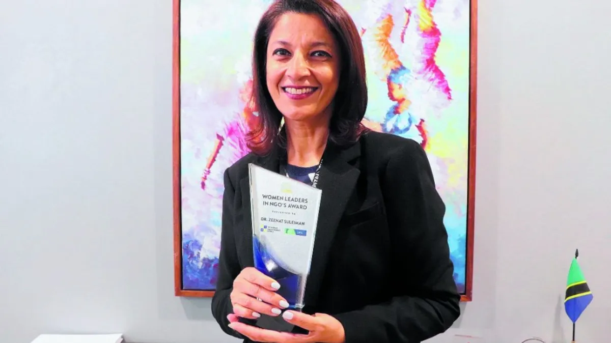 AKHS regional executive feted in women in management award