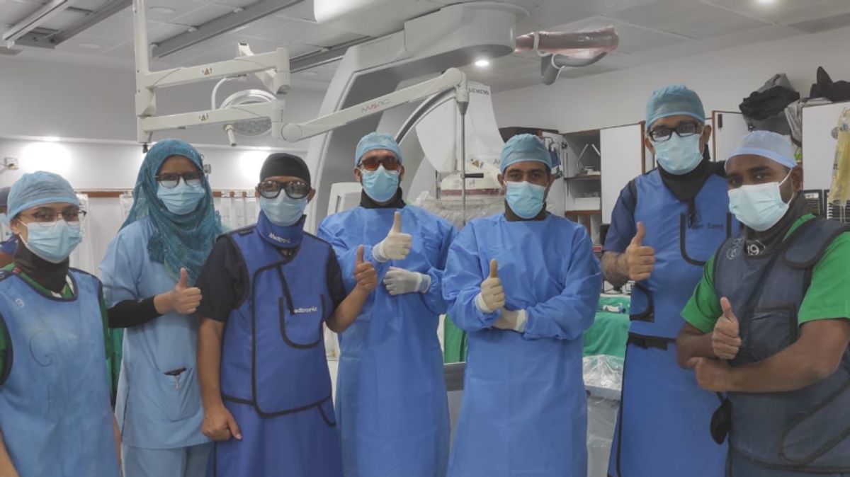 AKUH performs a low-risk procedure for a risky heart condition
