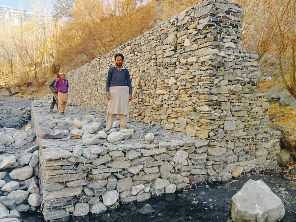 Work on flood protection schemes completed in Chitral village