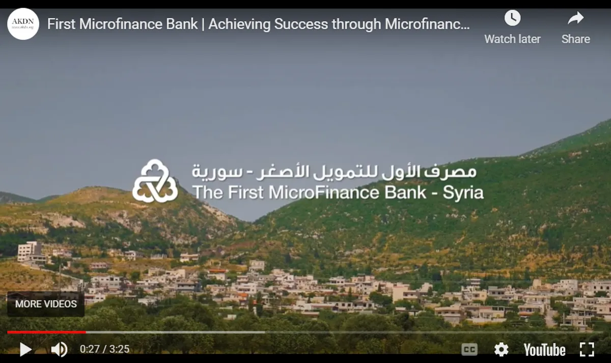 Achieving success through microfinance in Syria - AKDN