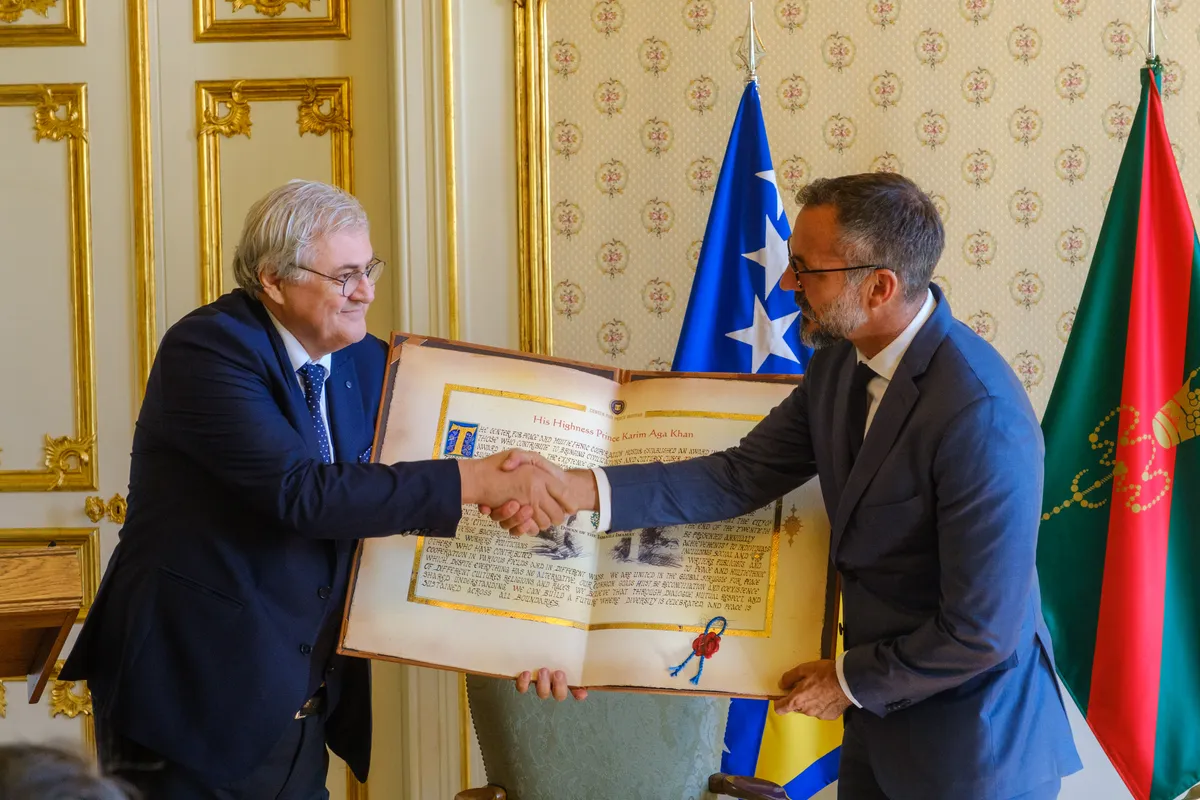 Mostar honours The Aga Khan: A Bridge for Peace and Unity