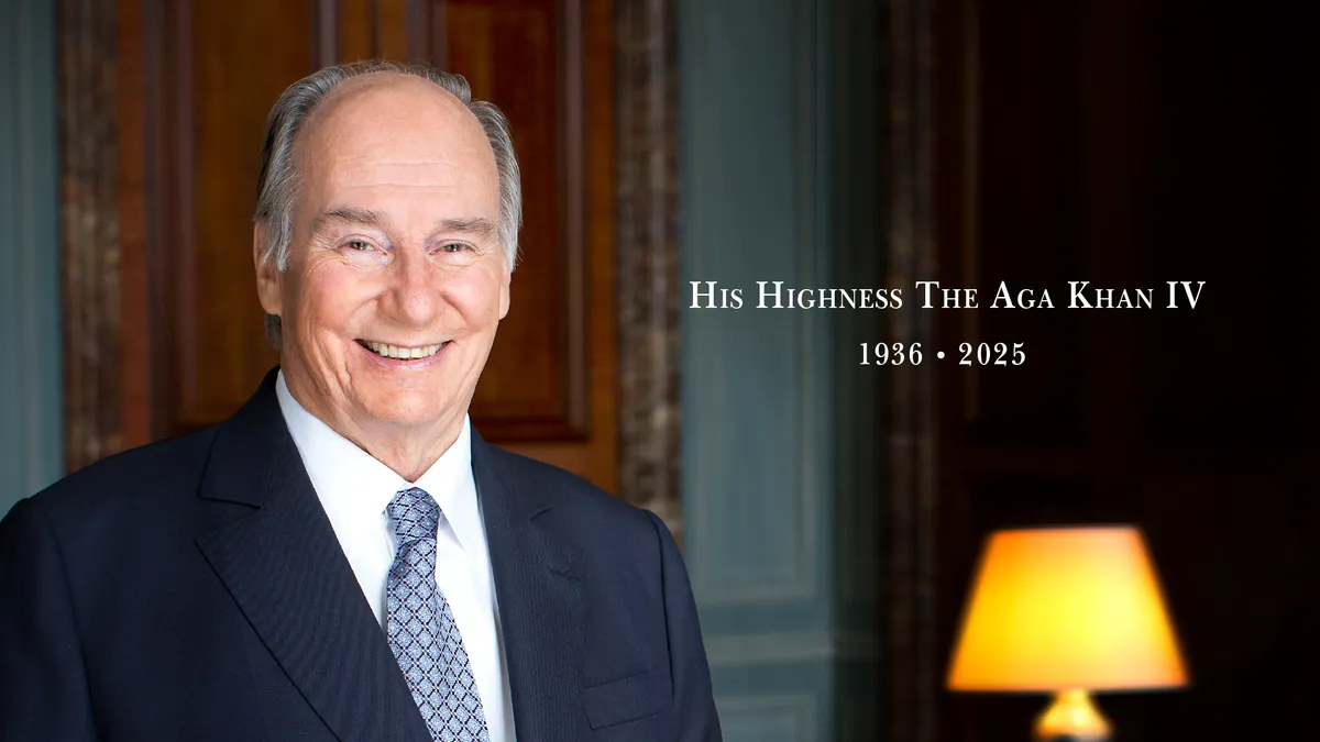 In memory of His Late Highness Prince Karim Aga Khan IV