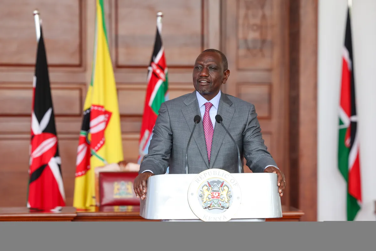 Declaração de Sua Excelência William Ruto, Presidente da República do ...
